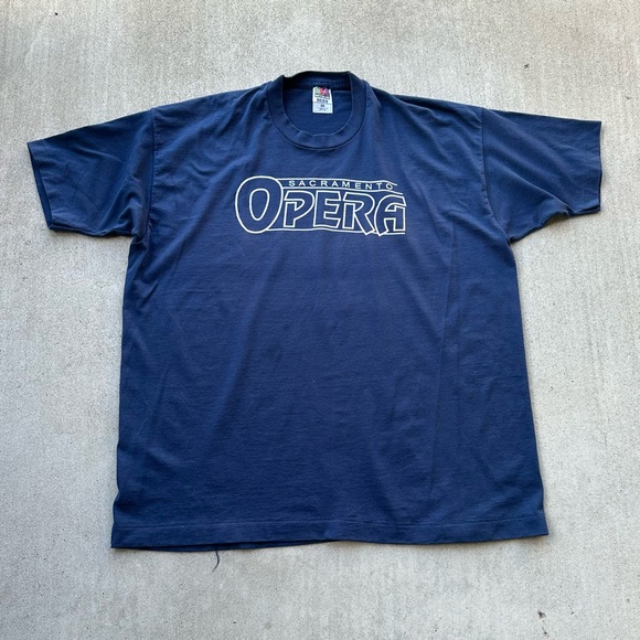 Vintage | Shirts | Vintage Sacramento Opera T Shirt 9s Single Stitch ...